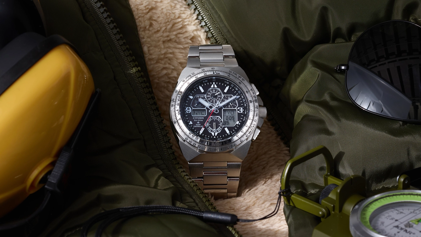 Promaster Skyhawk A-T Black Dial Stainless Steel Bracelet Promaster Skyhawk A-T Black Dial Stainless Steel Bracelet
